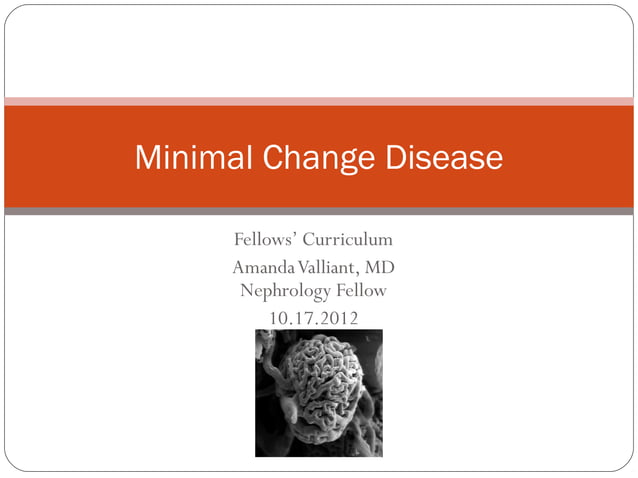 Minimal Change Disease | PPT