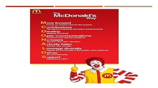 Mc Donalds : Logistics & supply chain management (SCM) | PPTX