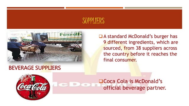 Mc Donalds : Logistics & supply chain management (SCM) | PPTX | Food ...