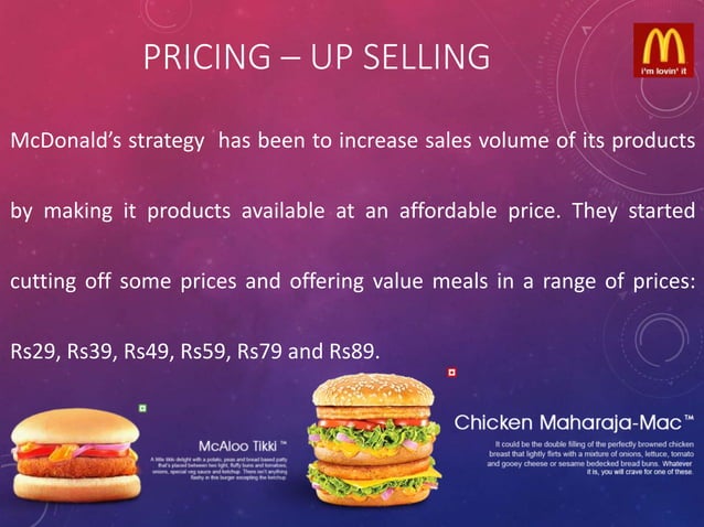McDonalds in India- A case study | PPTX | Food Industry | Industries