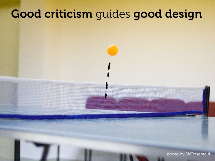 Design Criticism and the Creative Process