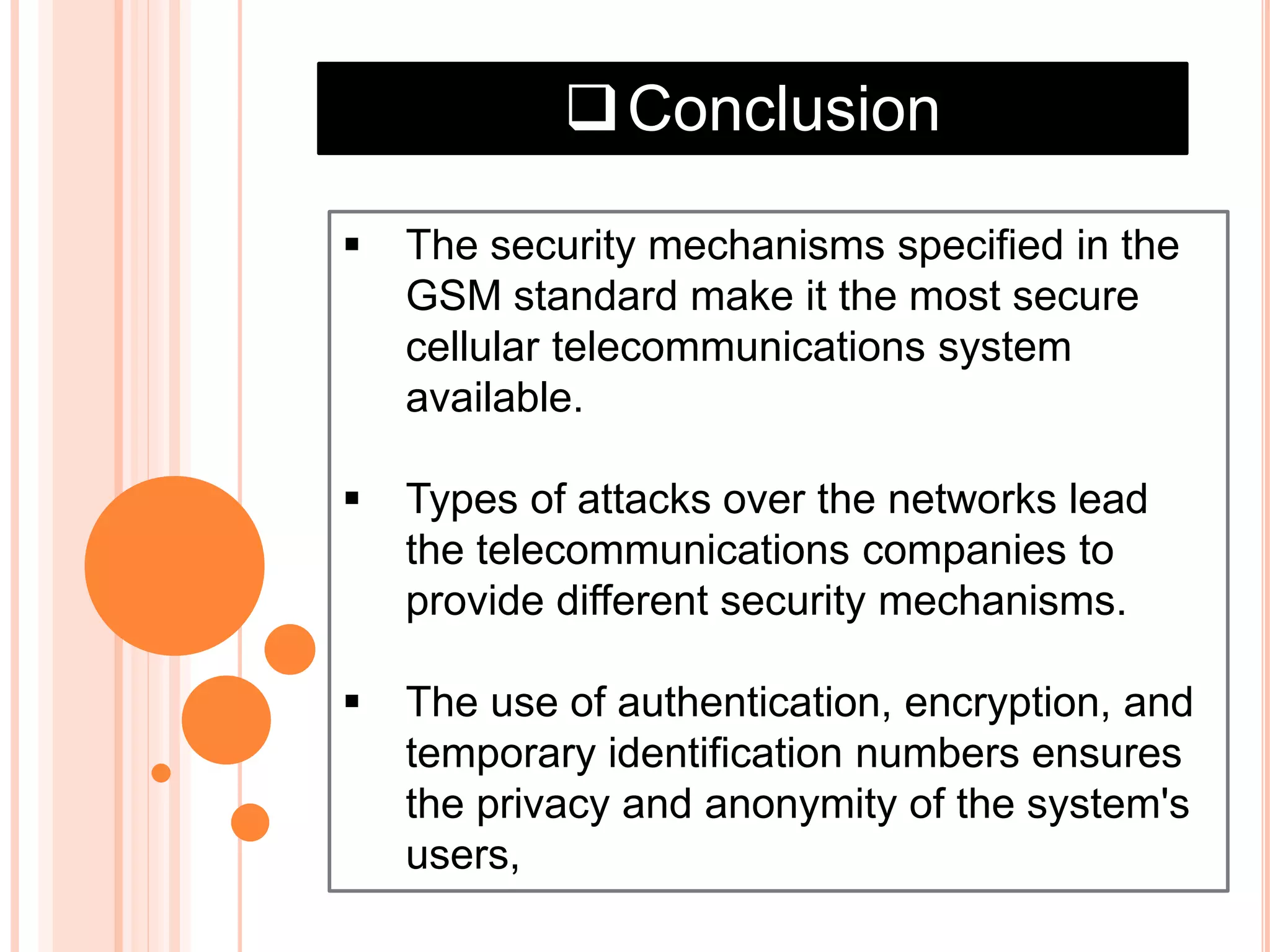 Security Issues Implement GSM.pptx | Computer Networking | Computing