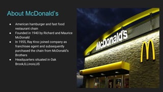 McDonald's Case Study | PPT