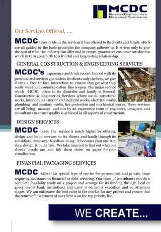 Mcdc company profile new | PPTX