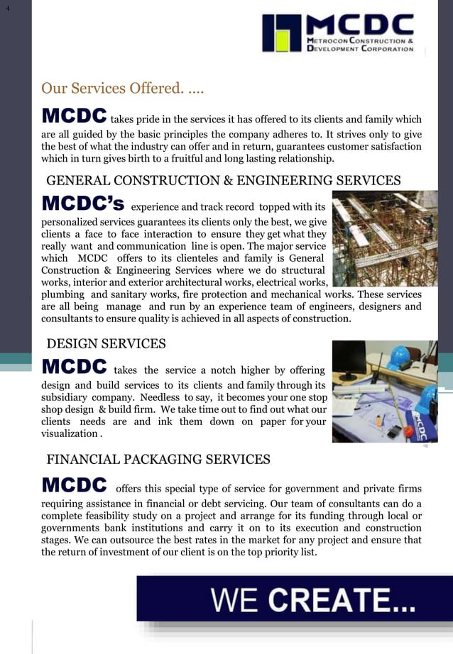 Mcdc company profile new | PPTX