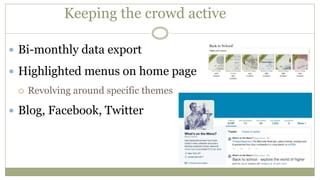 What's on the Menu? Crowdsourcing in Digital Humanities | PPT