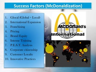 McDonalds - International Business | PPTX