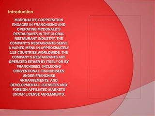 Mcdonalds ;) | PPTX