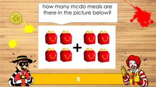 McDo Game MOTIVATION for elementary kids | PPT