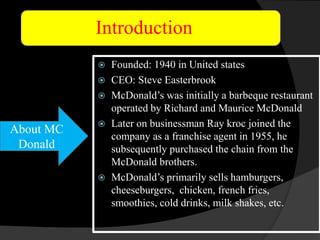 Mcdonald Analysis | PPT