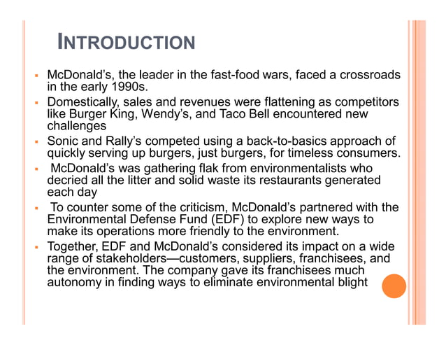 Mcdonald case-study & analysis | PDF