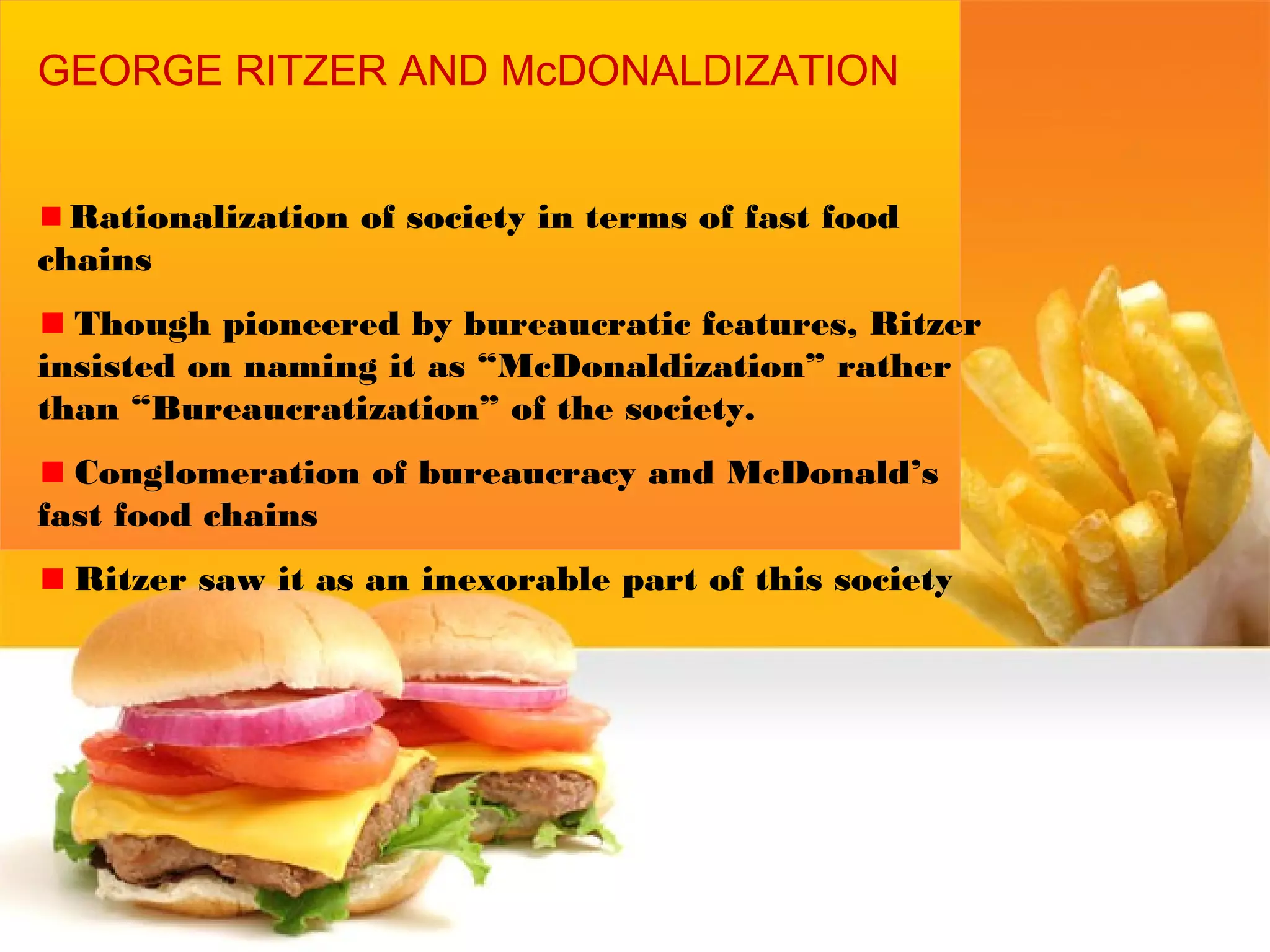 Mcdonaldisation and Glocalisation | PPT