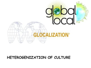 Mcdonaldisation and Glocalisation | PPT