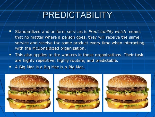 Mc donaldization of society(final)