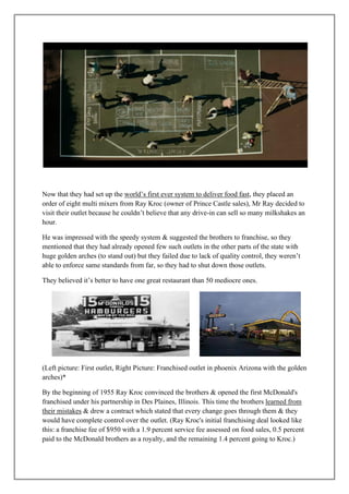 McDonalds leadership lessons | PDF