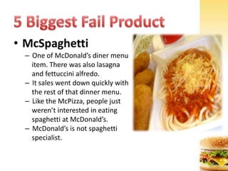 McDonald Product | PPT