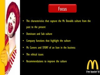 Mc donalds | PPT