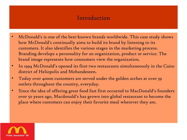 Mc donald's | PPT