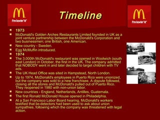 Mcdonald’s Project | PPT