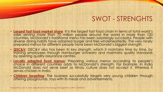 Mcdonald’s-Case Study | PPTX