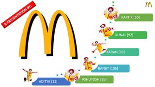 Mc donald's customer loyalty programs and customer relationship ...