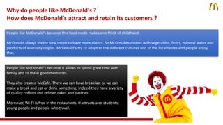 Mc donald's customer loyalty programs and customer relationship ...