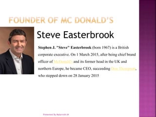 Mc donald’s | PPT