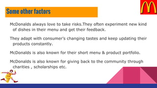 McDonalds Case Study -Project | PPTX