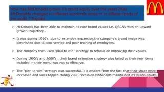 McDonalds Case Study -Project | PPTX