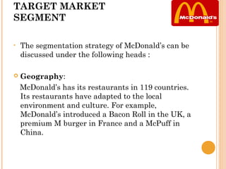 Mc donald's | PPT