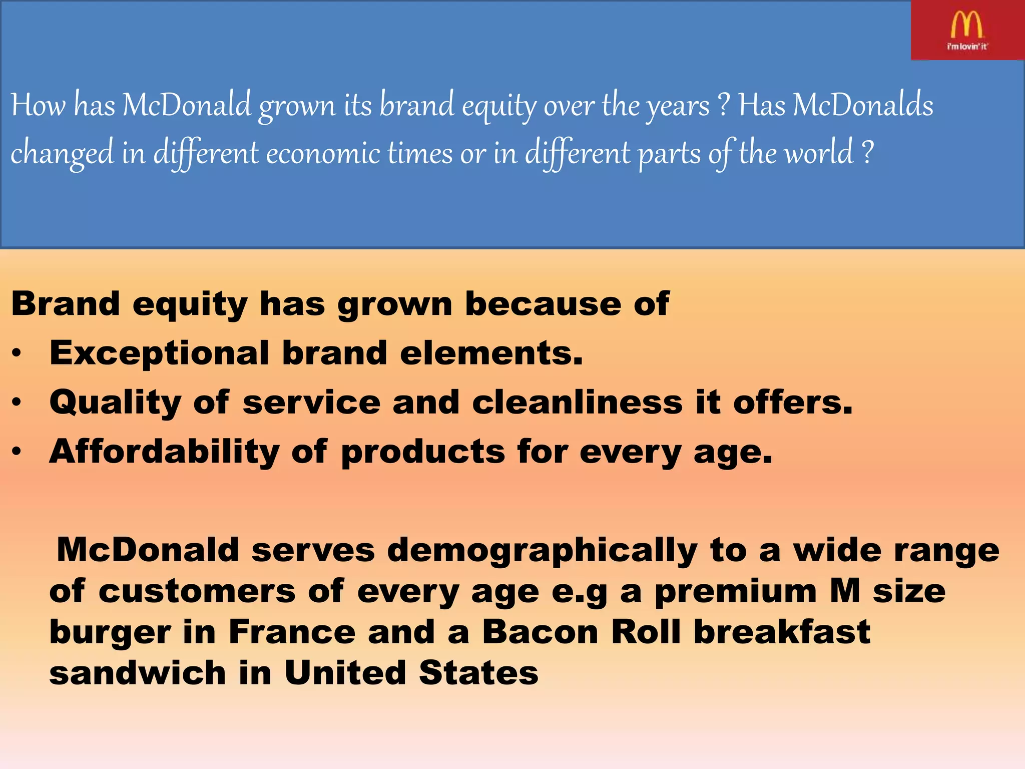 McDonald's case study | PPTX