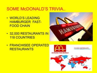 Case study on McDonald's | PPTX
