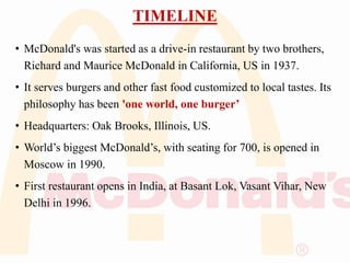 Mc donalds Supply Chain | PPTX