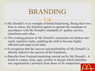 McDonalds Case Study Presentation | PPTX | Food Industry | Industries