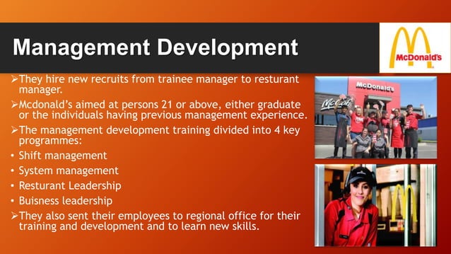 Mcdonalds -Recruiting, selecting and training for success | PPTX ...