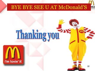 Mc donalds | PPT