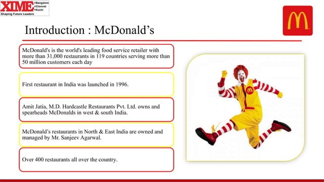 McDonalds - Case Study | PPTX