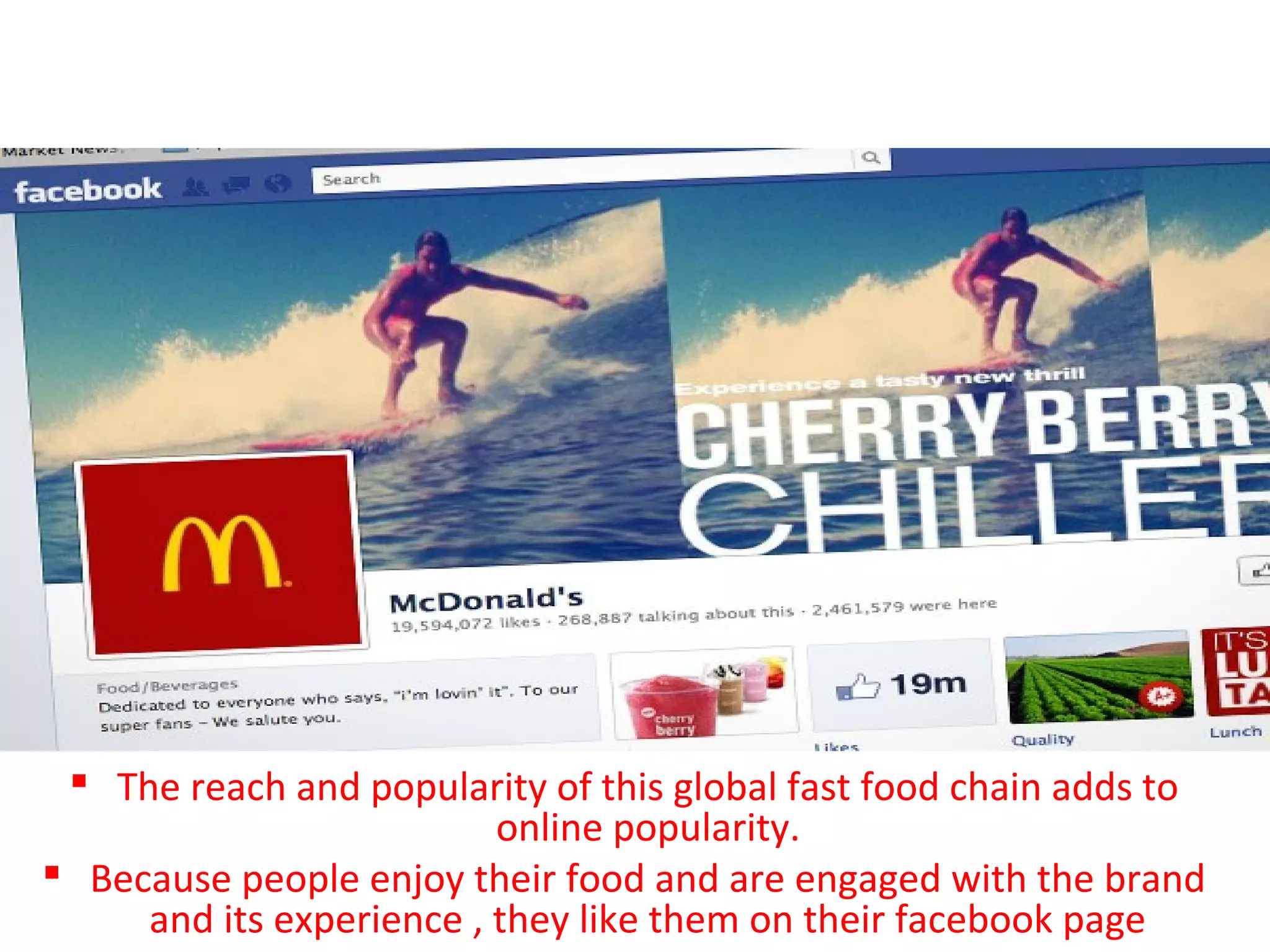 McDonald's Facebook Case Study | PPT