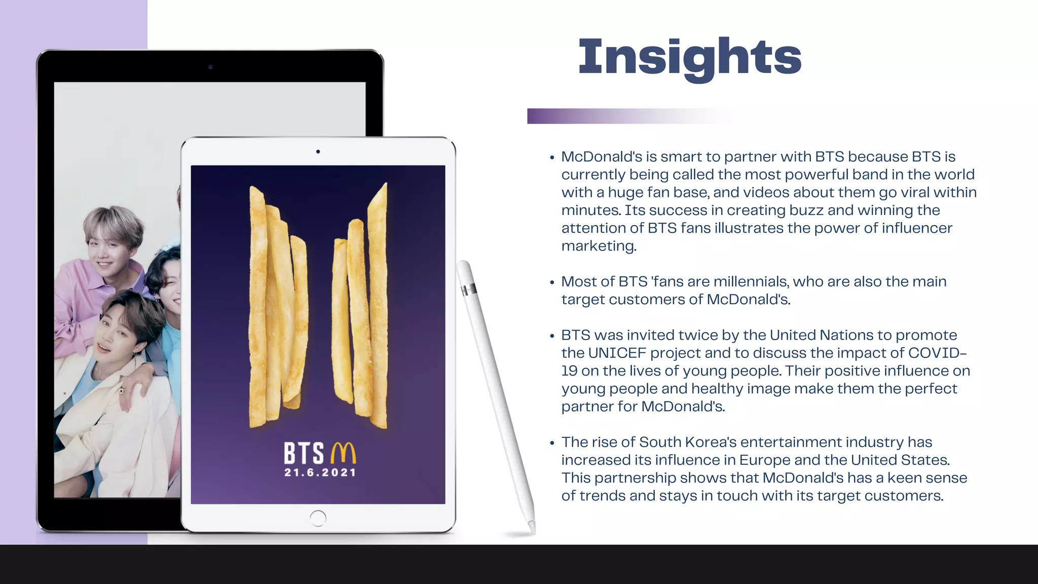 BTS and Mcdonald's partnership | PPT