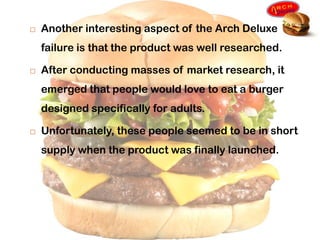 Mc donald’s arch deluxe | PPSX