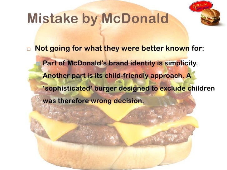 Mc donald’s arch deluxe