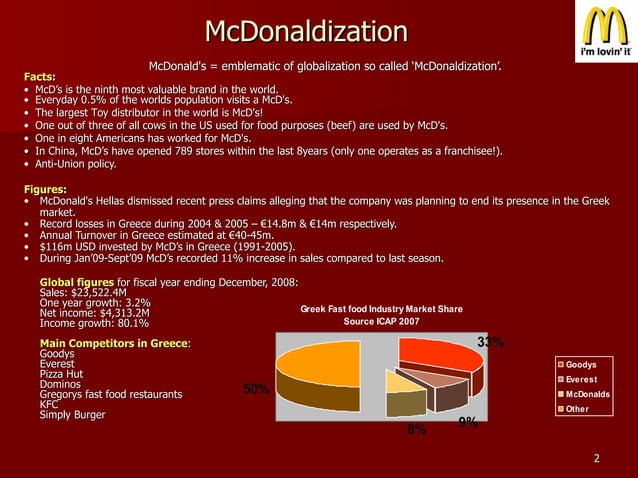 Mc Donalds Case Final | PPT