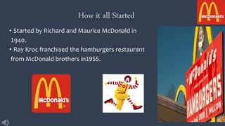 Mc donald's case study | PPTX