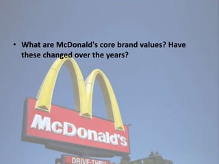 Mcdonald's case study | PPTX