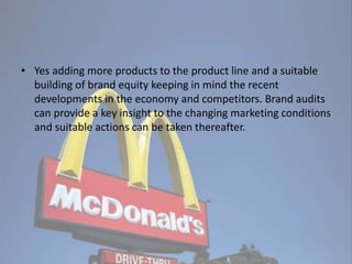 Mcdonald's case study | PPTX