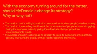 McDonald's Case Study | PPT