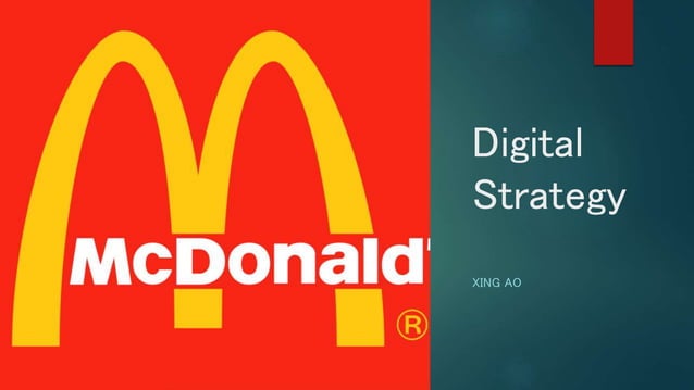 McDonald's digital strategy | PPTX | Social Networking | Internet