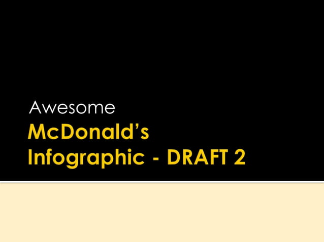 Mc donald's draft 2 | PPT