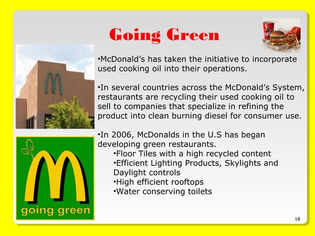 Mc donalds final powerpoint | PPT | Food Industry | Industries
