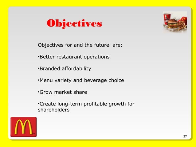 Mc donalds final powerpoint | PPT | Food Industry | Industries